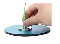 China Stainless Steel Fiber Optic Polishing Disc FC/SC/ST/LC Hand Throwing Disk for sale