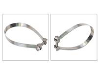 China Ball Lock Self Locking Metal Stainless Steel Cable Strap Tie For FO Cables for sale
