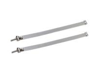 China Ball Lock Self Locking Metal Stainless Steel Cable Strap Tie For FO Cables for sale