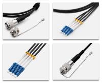 China 2/4F RDC/QDC To Duplex LC Cable Outdoor ODC 2 Core Connector Plug Socket To LC Fiber Patch Cable CPRI Cable for sale