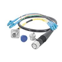 China 2 or 4 Channels  ODC To Duplex LC Cable IP67 outdoor ODC 2 core connector  ODC Plug socket to LC Patch Cables for sale