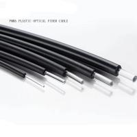 China 1.0/2.0/2.5/3.0/3.5/4.5MM PMMA Lighting Decoation Plastic Bare Fiber Optic Cable for sale