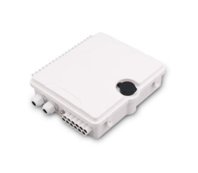 China Empty 12 Port Fiber Optic Termination Box  ABS Type  Fiber Splitter Distribution Box No Accessories for sale