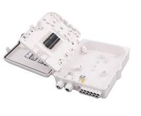 China Empty 12 Port Fiber Optic Termination Box  ABS Type  Fiber Splitter Distribution Box No Accessories for sale