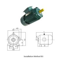 China 191N.M Carbon Steel Shaft Permanent Magnet Motor Generator 30kw 1500rpm 380vac for sale