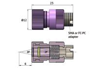 China Fiber Optic Cables FC/PC Or SMA Connectors With Middle Infrared Refocusing Objectives Lens for sale