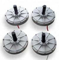 China 0.3kW Low rpm ( 200rpm ) Low Torque Axial Flux Permanent Magnet Generator with Inner Rotor (shaft  rotation, shell fixed wires from the shell Permanent Magnet Generator Motor for sale