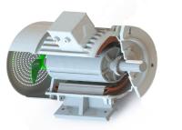 China 25kw 30rpm Permanent Magnet Synchronous Generator AC 3 Phase NdFeB PMG for sale