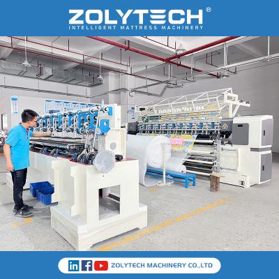 China ZOLYTECH High Speed Mattress Quilting Machine For Blanket Pajamas for sale