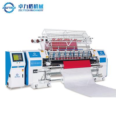 China ZOLYTECH ZLT-YS96  500-1100rpm mattress quilting machine high speed computerized lock stitch for quilts and comforters for sale