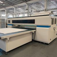 China Automatic mattress hemming machine commputerized system 80mm thickness non-shuttle working 10KW for sale
