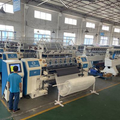 China Commputerized Quilting System Automatic Mattress Quilting Machine  60-130m/H 4.5KW X-Axis Movement 304.8mm for sale