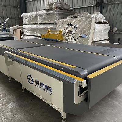 China Commputerized 1400-2300rpm Mattress Tape Edge Machine 50-500mm Thickness Automatic Flipping 3.37KW for sale
