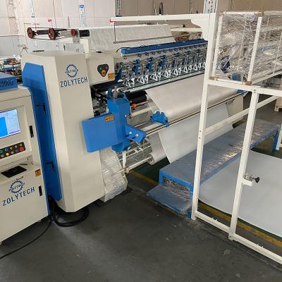 China 5”Needle Bar Computerized Quilting Machine Chain Stitch For Quilts 1200rpm Mattress Machinery for sale