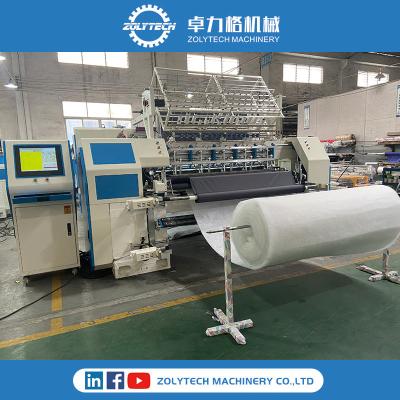 China ZOLYTECH quilting machine for mattresses and blankets multi-needle quilting machine mattress making machine ZLT-YS-64 for sale