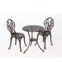 China 3pcs cast aluminiu bistro set for sale