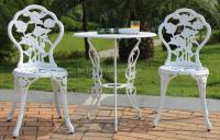China HI-FINE HFCS-001 Garden Patio Tables and Chairs Cast Aluminum Outdoor Furniture for sale