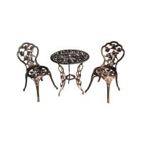 China HI-FINE HFCS-001 Garden Patio Tables and Chairs Cast Aluminum Outdoor Furniture for sale
