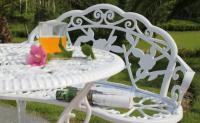 China 3pcs cast bistro set,aluminum bistro table and chair for sale