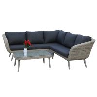 China China Supplier All Weather Outdoor Sofa Artificial Rattan Sofa Wicker Garden Aluminum Outdoor Sofa for sale