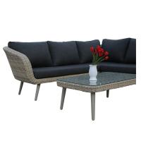 China China Supplier All Weather Outdoor Sofa Artificial Rattan Sofa Wicker Garden Aluminum Outdoor Sofa for sale
