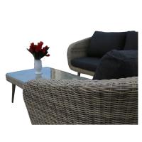 China China Supplier All Weather Outdoor Sofa Artificial Rattan Sofa Wicker Garden Aluminum Outdoor Sofa for sale