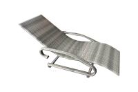 China All Weather Beach Lounge Chair Rattan Wicker Poolside Bed Sun Lounger for sale