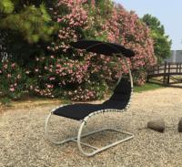China HIFINE Hot Sale High Quality Outdoor Metal Hanging Chair Swing Chair Hammock with Mosquito Net for sale