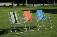China High Quality Iron Beach & Fishing Folding Outdoor Chairs for sale