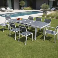 China HIFINE HFS-0416 Aluminum Outdoor Dining Garden Patio Furniture Set for sale