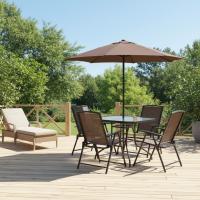 China Outdoor furniture Folding Chair Set with Umbrella for sale