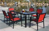 China High quality 6pcs tile top bistro coffee table bronze cast aluminum tables and chairs outdoor garden antique furniture for sale