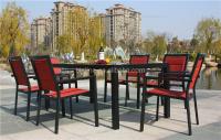China High quality 6pcs tile top bistro coffee table bronze cast aluminum tables and chairs outdoor garden antique furniture for sale