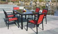 China High quality 6pcs tile top bistro coffee table bronze cast aluminum tables and chairs outdoor garden antique furniture for sale