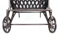 China Outdoor Sun Lounger Furniture Cast Aluminum Chaise Lounger for sale