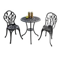 China Good Quality Cast Iron Metal Bistro Set for sale