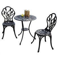 China Good Quality Cast Iron Metal Bistro Set for sale