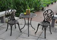 China Good Quality Cast Iron Metal Bistro Set for sale