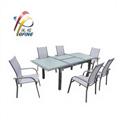 China High Quality HIFINE Aluminum Outdoor Garden Furniture Set Patio & Garden Use for sale