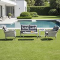China New Aluminium Rattan Outdoor Furniture Set for sale