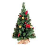 China Mini Modern Fabric Outdoor Decorated Christmas Tree for sale