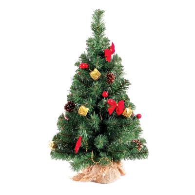 China Mini Modern Fabric Outdoor Decorated Christmas Tree for sale