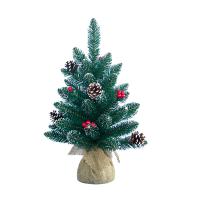 China Mini Modern Fabric Outdoor Decorated Christmas Tree for sale