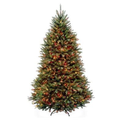 China Modern Plastic Artificial Christmas Tree with LED Lights for Living Room and Home Office for sale