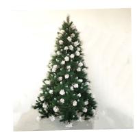 China Modern Plastic Artificial Christmas Tree with LED Lights for Living Room and Home Office for sale