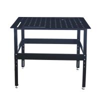 China Adjustable Height Welding Workbench Collapsible Ventilated Hole Heavy Duty Load Bearing Screw Leveling Feet for sale