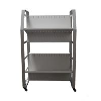 China 32 Device Tablet & Laptop Charging Cart With Adjustable Slots | Secure Mobile Charging Station for sale