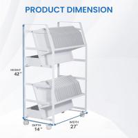 China 32 Device Tablet & Laptop Charging Cart With Adjustable Slots | Secure Mobile Charging Station for sale
