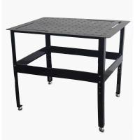 China Adjustable Height Welding Workbench Collapsible Ventilated Hole Heavy Duty Load Bearing Screw Leveling Feet for sale
