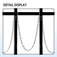 China 4 Slot Vertical Bar Rack High Carbon Steel Anti-Rust Adjustable Chain Lock Side Board Stepped-Wedge Anti-Tip Design for sale